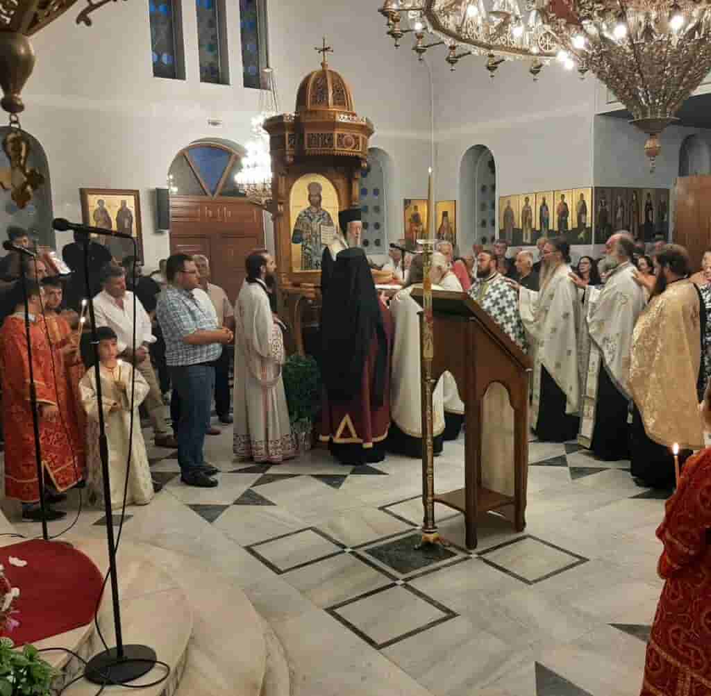 Αρχιερατικός Εσπερινός στον Ιερό Ναό Τιμίου Προδρόμου στο Νεοχώρι ...