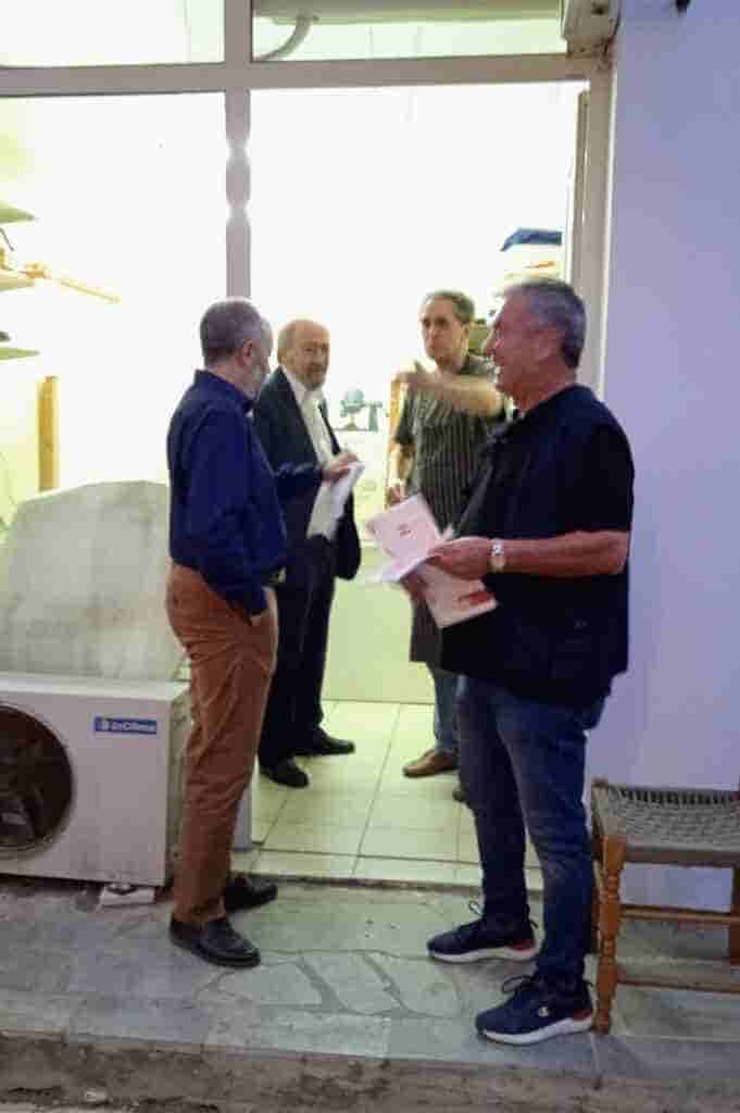 Περιοδεία του Γιώργου Μαρίνου, βουλευτή Εύβοιας και μέλους του ΠΓ της ...